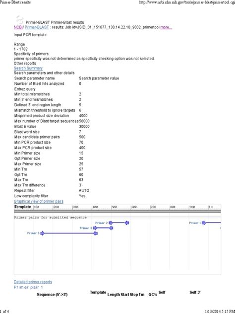 primer blast results descargar gratis pdf primer biología