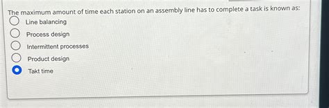 solved the maximum amount of time each station on an