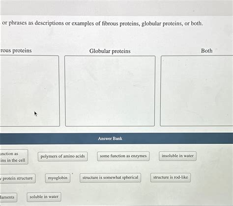 Solved Or Phrases As Descriptions Or Examples Of Fibrous