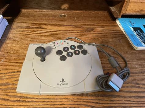 asciiware ascii fight stick playstation 1 joystick controller ps1 8140