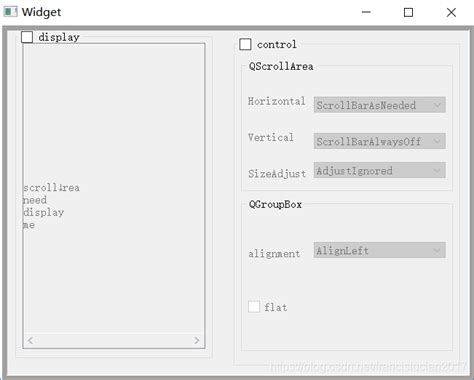 Qt5 容器控件 Qframe Qscrollarea Qgroupbox Qtabwidget Qtoolboxqt5 Qscrollarea Csdn博客