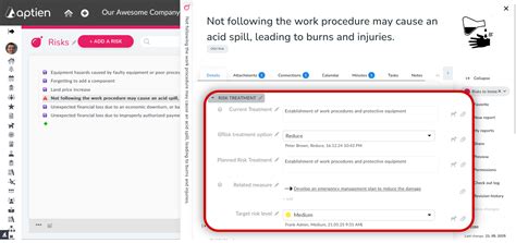 What Is Rtp Risk Treatment Plan Risk And Continuity Management