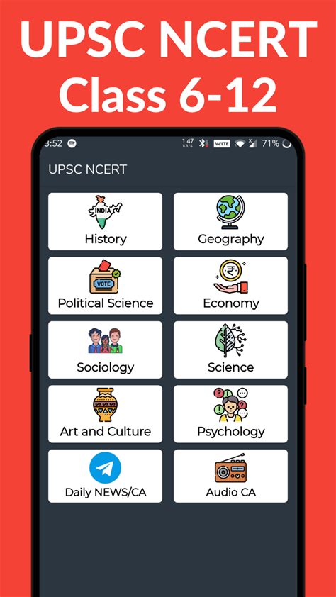 Upsc All Ncert Books App Upsc Factory
