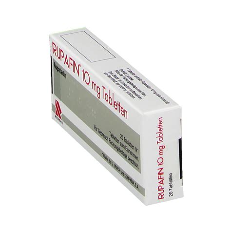 Rupafin 10 Mg 20 St Mit Dem E Rezept Kaufen Shop Apotheke
