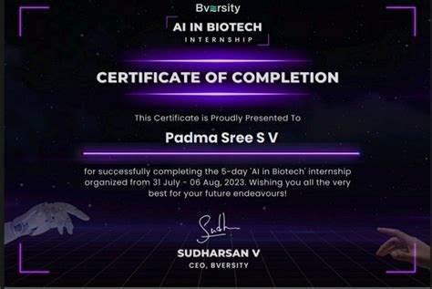 Padma Sree On Linkedin I Am Glad To Announce That I Have Successfully