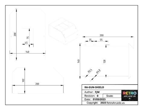 Retroarcade Base Shield For 3 In 1 Gun Game Holland Computers Inc