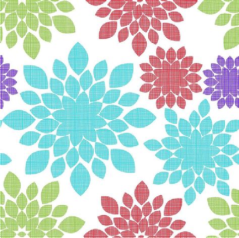 Colorful Floral Leaf Repeat Pattern Background 45805817 Vector Art At