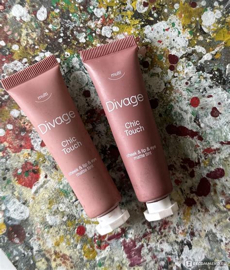 Тинт для губ и щёк DIVAGE Многофункциональный Chic Touch Matte Tint ...