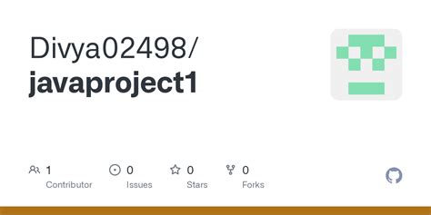 GitHub Divya02498 Javaproject1