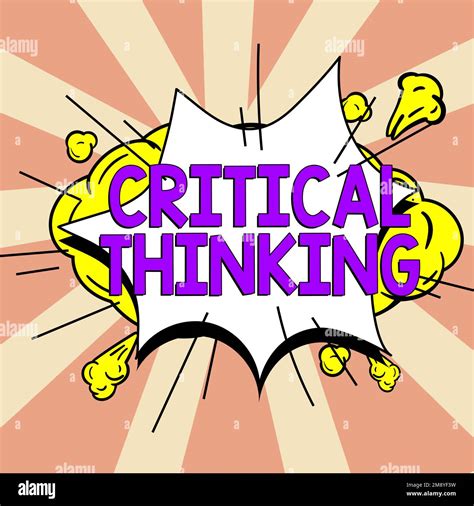Conceptual Display Critical Thinking Concept Meaning Sequence Of