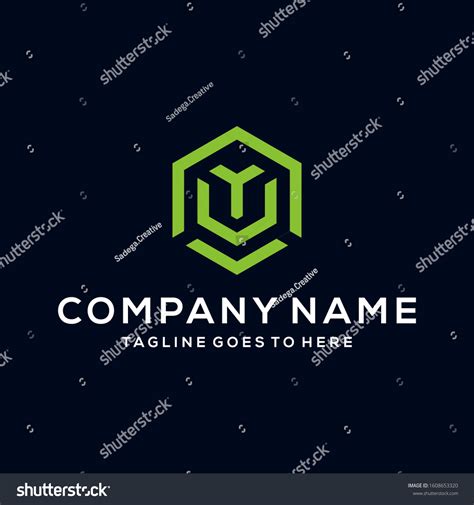 Creative Modern Minimalist Letter Ay Logo Stock Vector Royalty Free