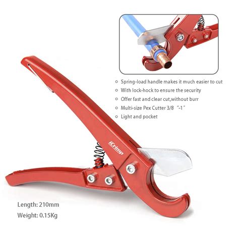 Pinza Ponchadora Iwiss Engarzadora Pex 12 Y 34 Go No Go Crimpadoras