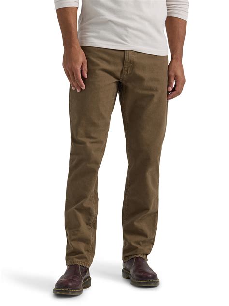 Lee® Mens Legendary Fleece Lined Relaxed Straight Jean