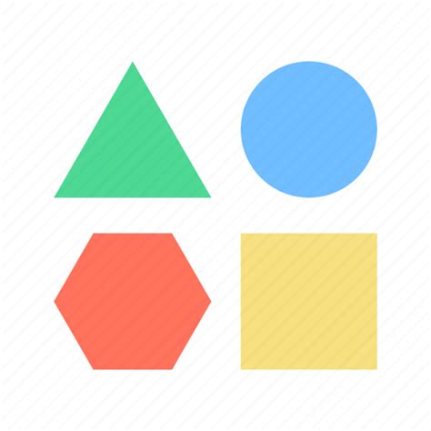 Shape Circle Triangle Math Mathematics Round Semi Circle Icon