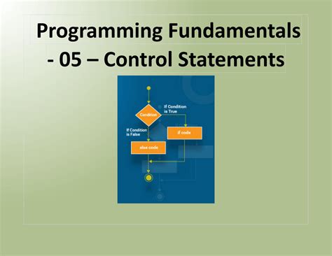 SOLUTION: 05 programming fundamentals control statements 1 - Studypool