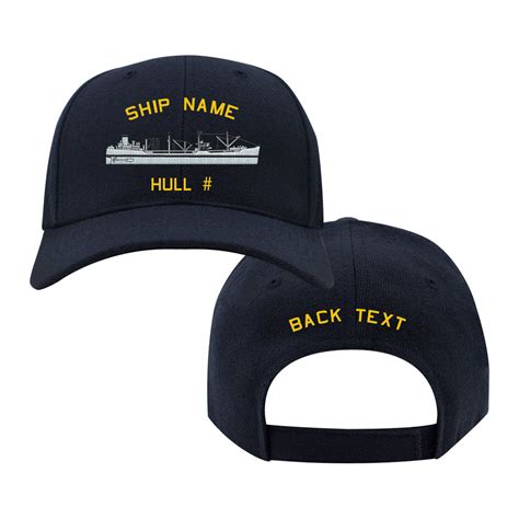 U S Navy Custom Ship Cap Cimarron Class Fleet Oiler Usamm