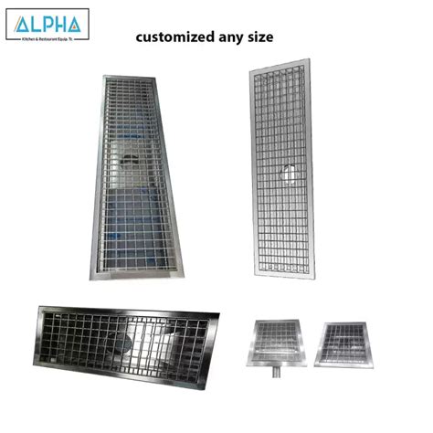 Stainless Steel Floor Grating Alpha Kitchen Factory