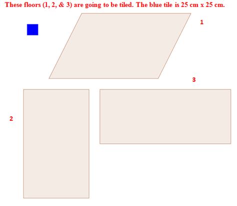 44 The Problem Of Tiling Floors Download Scientific Diagram