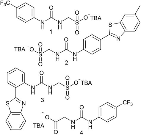 Chemical Structures Of Ssa 1 4 Tba Tetrabutylammonium Download Scientific Diagram