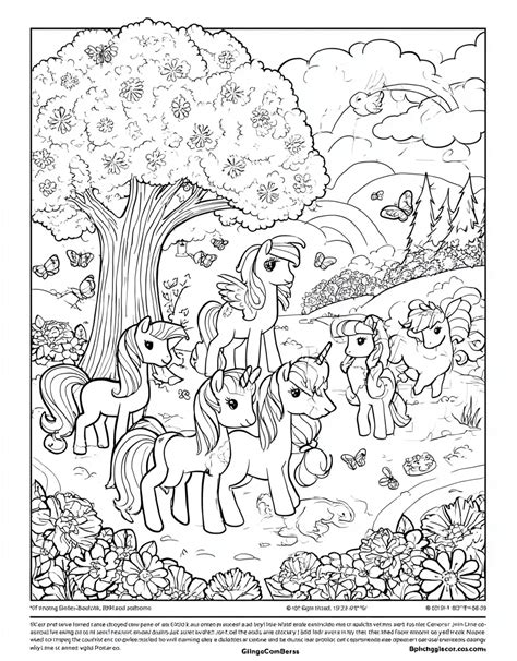 Charming Mlp Fim Coloring Pages For Adults Free Coloring Page