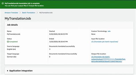 使用 Amazon Translate、aws Lambda 和新推出的 Batch Translate Api 翻译文档 亚马逊aws官方博客