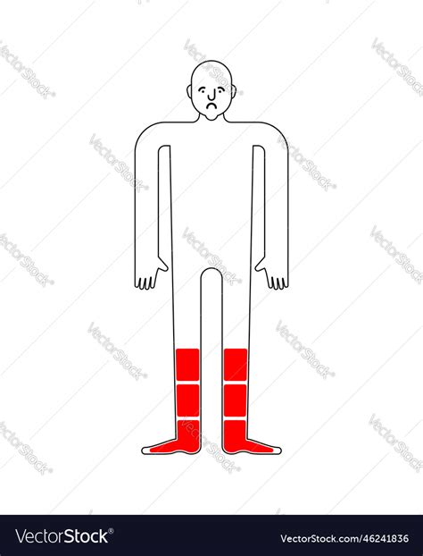 Man Low Battery Charging Empty Battery Royalty Free Vector