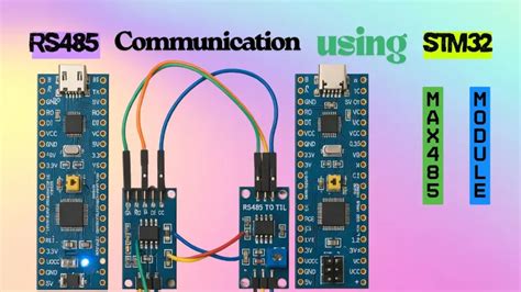Stm32 Rs485 Communication Using Max485 Module