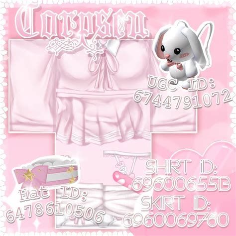 Kawaii Soft Aesthetic Roblox Outfits With Matching Hats And