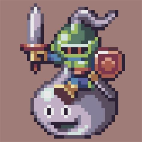 Dragon Quest Pixelart Pixelarts Pixelartist Pixelartapp Pixelart