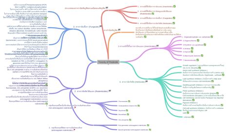 Toxicity Of Pesticide Coggle Diagram