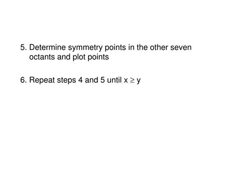 ppt raster conversion algorithms for line and circle powerpoint