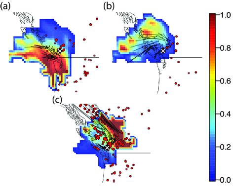 Potential Source Contribution Function Pscf Maps Shown For A