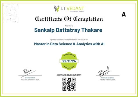 Sankalp Dattatray Thakare On Linkedin Datascience