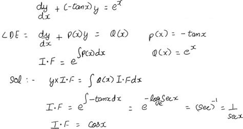 linear differential equation sarthaks econnect largest online