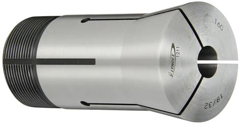 Lyndex 160 038 16c Round Collet 19 32 Opening Size 4 31 Length 2 26 Top Diameter 1 89