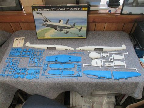 Vintage Heller Lockheed Ec 121 Warning Star Airplane Plastic Model Kit Rare 1918386816