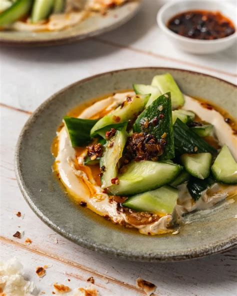 Tahini And Chilli Cucumber Salad Culinary Cartel