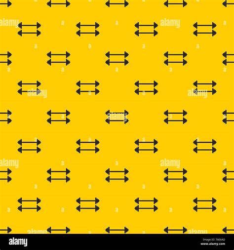 Two Barbells Pattern Vector Stock Vector Image Art Alamy