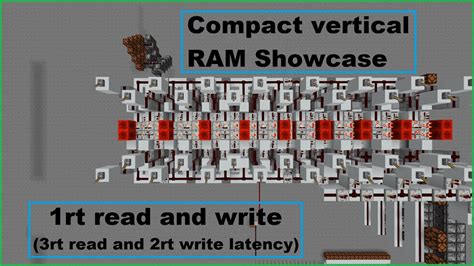 Vertical RAM Showcase Minecraft Bedrock Java YouTube