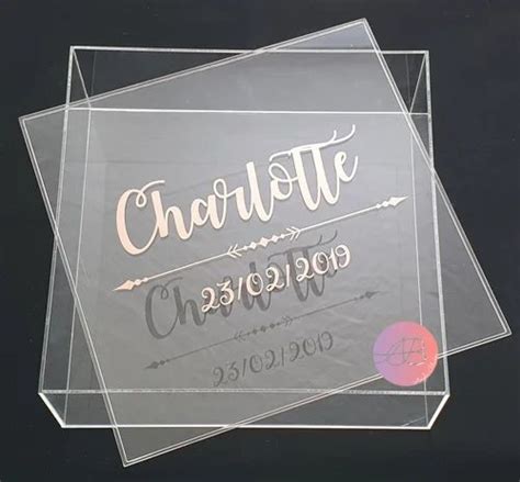 Multicolor Acrylic Transparent Box Mm At Rs In Navi Mumbai ID