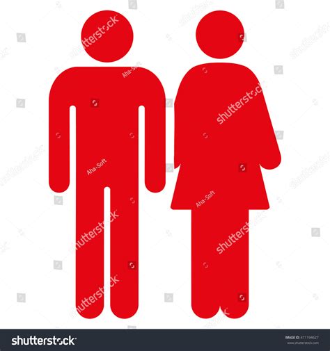 Married Couple Icon Vector Style Flat Stock Vector Royalty Free