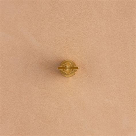 Sunburst Diamond Brass Stamp — Tandy Leather Inc