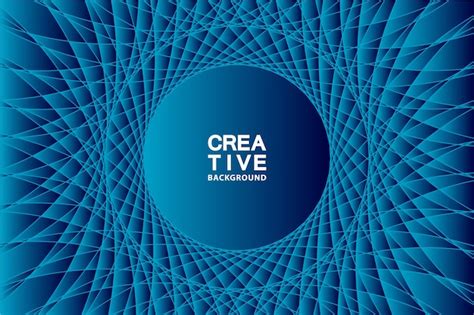 Premium Vector Abstract Blue Background Circle Line With Modern Concept Design Vector Illustration