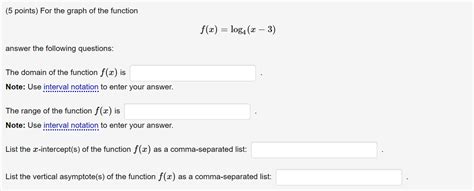 Solved Points For The Graph Of The Function Chegg Com