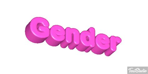 Gender Word Animated  Logo Designs