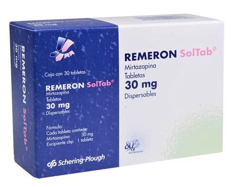 Remeron Mirtazapine Mg Dispersables Tabs Starting With R Medsmex