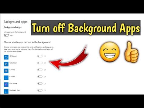 How To Turn Off Background Apps In Windows Youtube