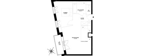 Plan Appartement T2 De 4714 M² Neuf Résidence N°220153 Au Le Perreux