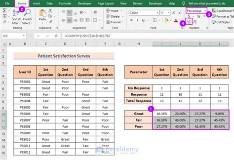 How To Tally Survey Results In Excel Step By Step Exceldemy