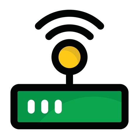 Trendy WIFI Router 15717914 Vector Art At Vecteezy